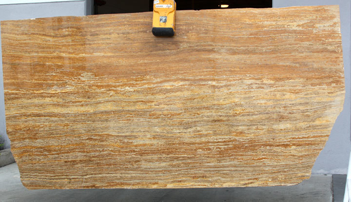 Where to buy ANTIQUE BRONZE VEIN-CUT SLABS, Travertine countertop by ...