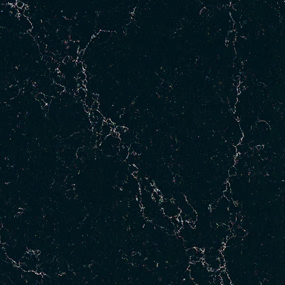 Liberty Black - quartz countertop ONE Quartz Surfaces - Marble Look ...
