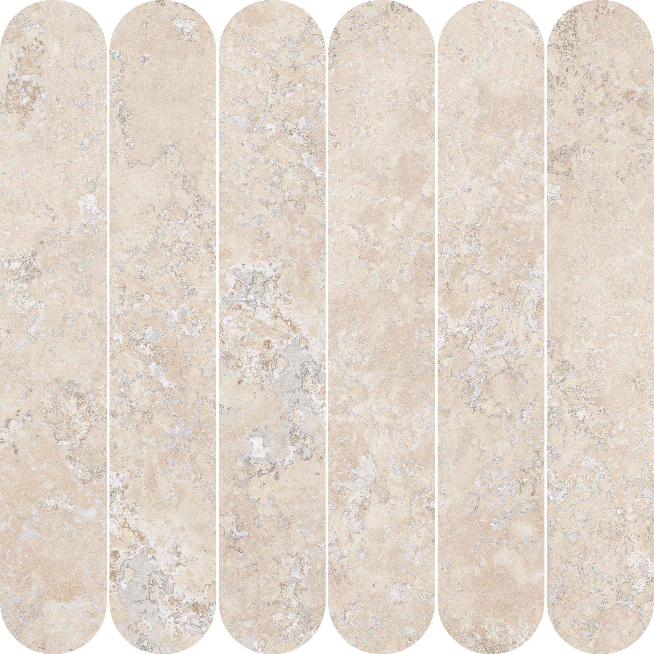 Mos. Squircle Pantheon Evolution Crosscut Ebur - porcelain tile ...
