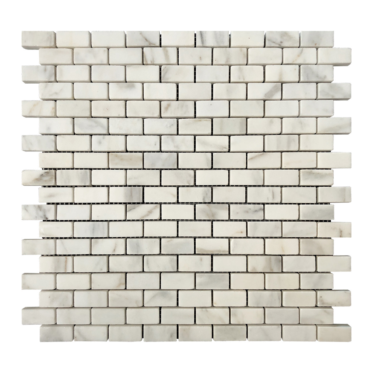 Calacatta Gold Marble Mini Brick Mosaic Tile - marble stone Calacatta ...