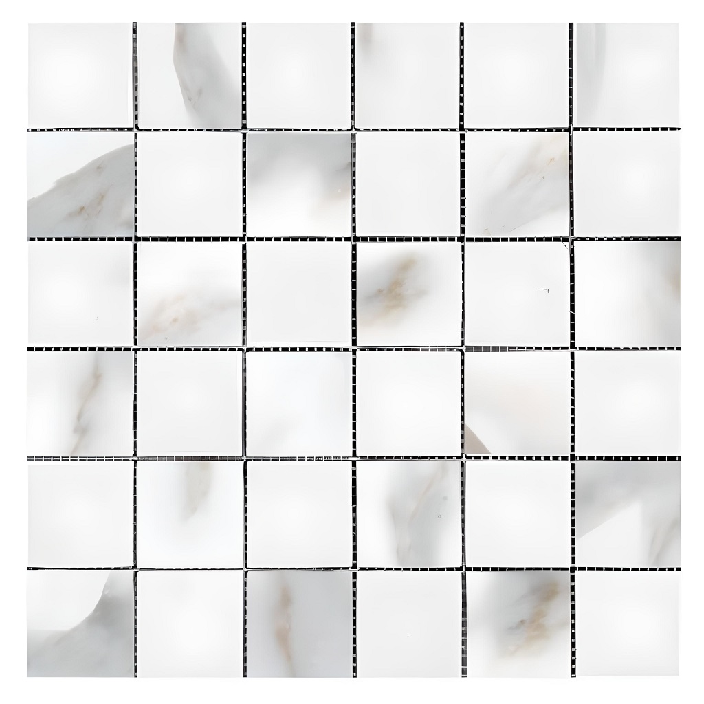 Calacatta Gold Italian Marble 2x2 Mosaic Tile - marble stone Calacatta ...