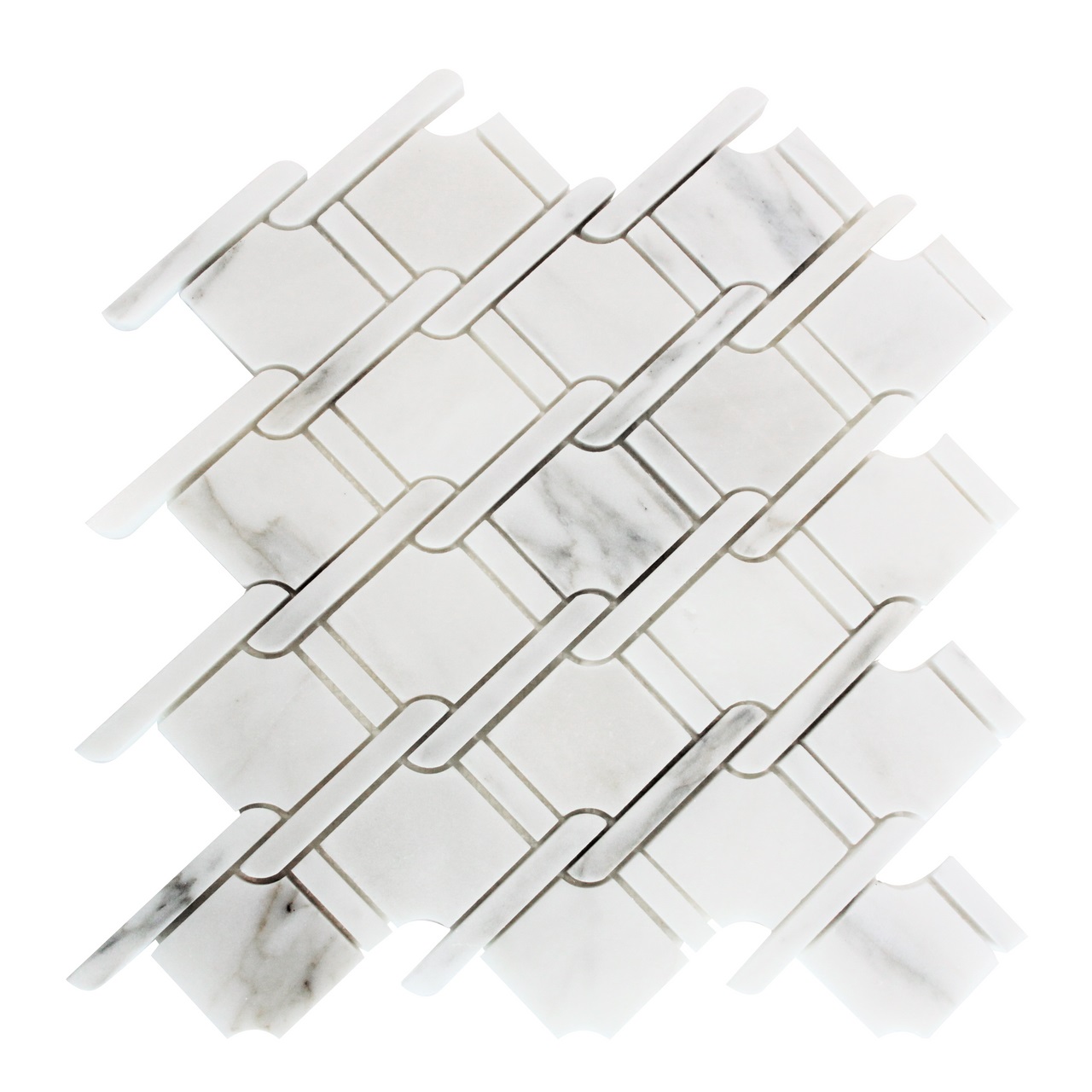 Where to buy Marbella Lynx with Calacatta Gold Strips Mosaic Tile ...