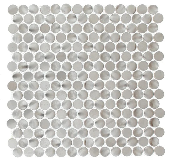 Where to buy Steel Penny Round, Metal tile by Ottimo Ceramics.