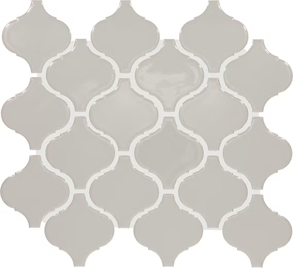 Desert Gray Arabesque - ceramic tile Color Wheel Retro collection by ...