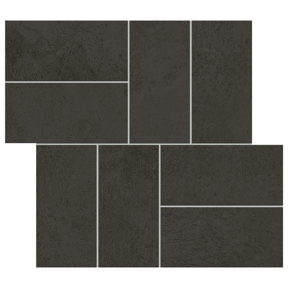 Cove Terra 12x12 Evo Mosaic Black Matte - porcelain tile Cove Terra ...