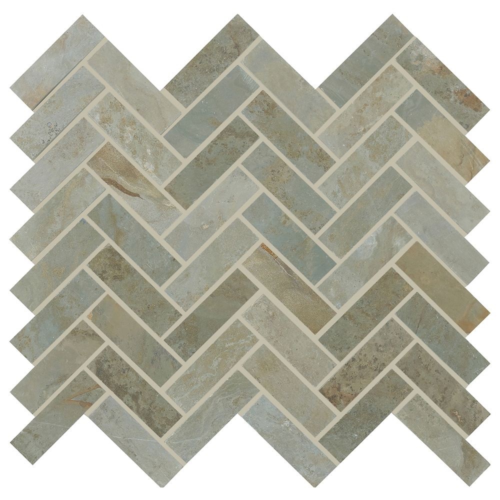 Where to buy Yin & Yang 1x3 Herringbone Mosaic Koi Pond, Stone tile by ...