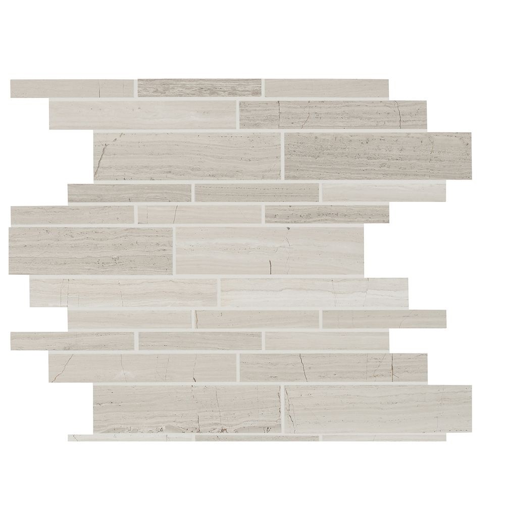 Yin & Yang Linear Mosaic Moon Gate - stone Yin + Yang collection by ...