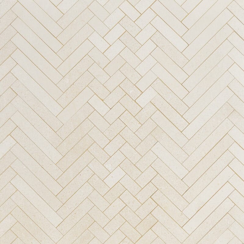 Champagne Honed Mixed Herringbone Marble Mosaic - marble stone ...