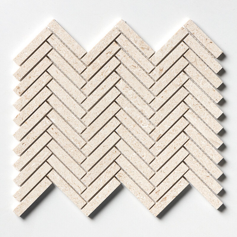 Where to buy Desert Path Brushed Herringbone 5/8x3 Limestone Mosaic ...
