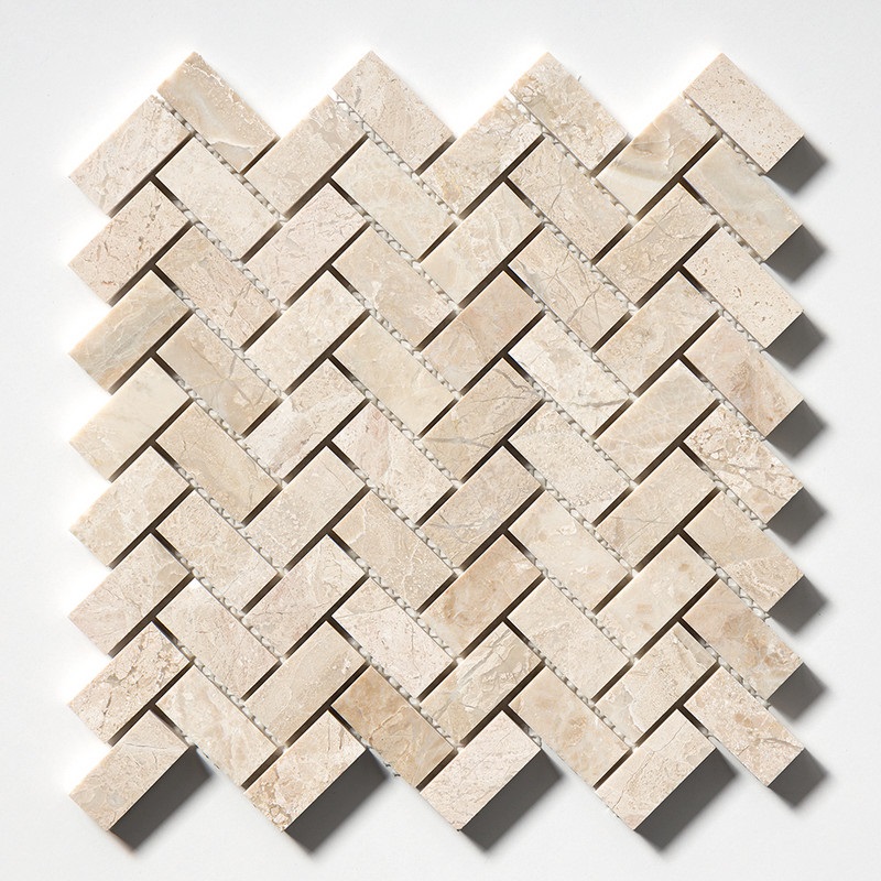 Diana Royal Honed Herringbone 1x2 Marble Mosaic - marble stone Diana ...
