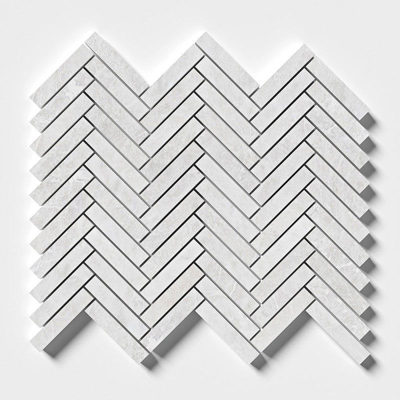 Iceberg Honed Herringbone 5/8x3 Marble Mosaic - marble stone Iceberg ...