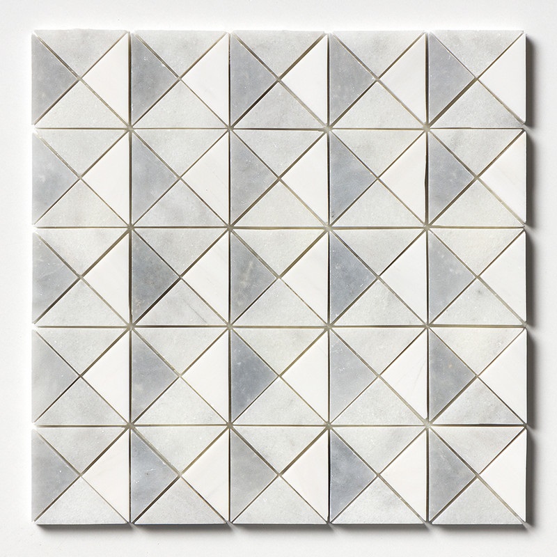 Snow White, Allure, Glacier Multi Finish Devon Marble Mosaic - marble ...