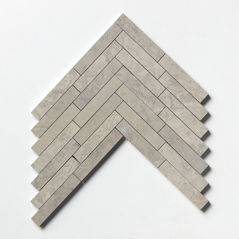Where to buy Britannia Honed Large Herringbone Limestone Mosaic ...
