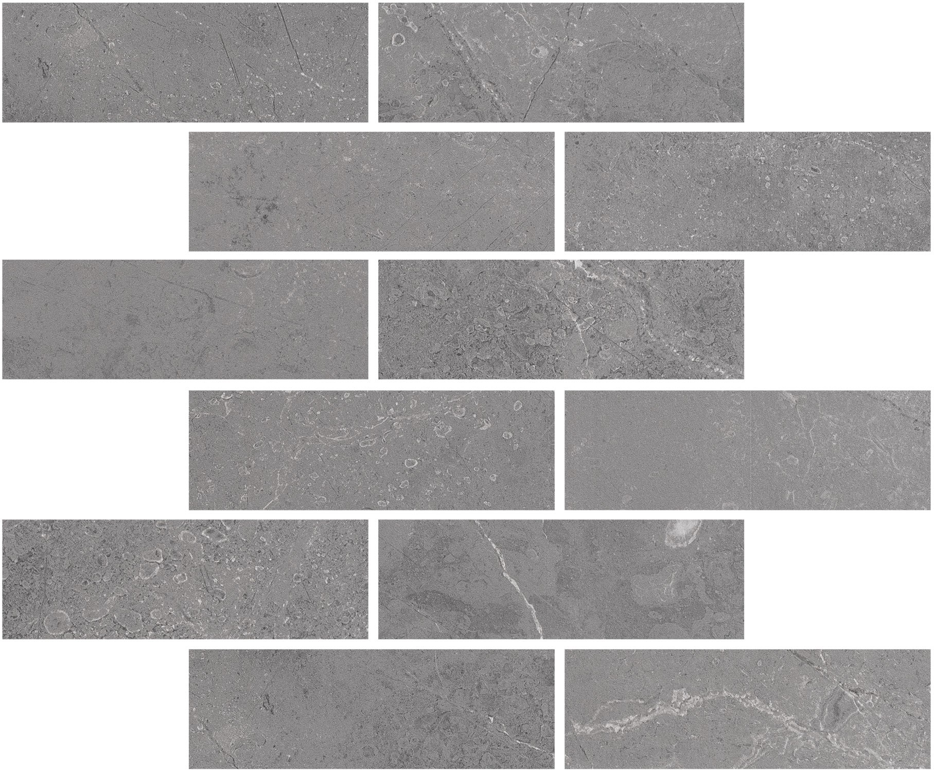 Mos Interlocking St Croix Ash - porcelain tile St Croix collection by ...