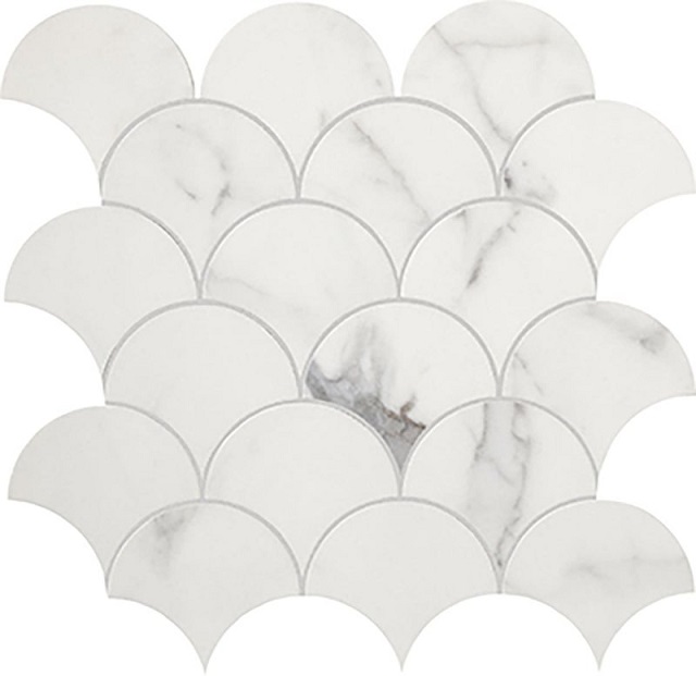 Where to buy P010854 SU Calacatta White Mosaico Classic Shine ...