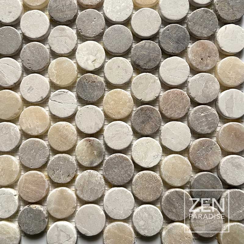 Buy Coins stone tiles by Zen Paradise. Northridge, CA - Transworld Tile ...