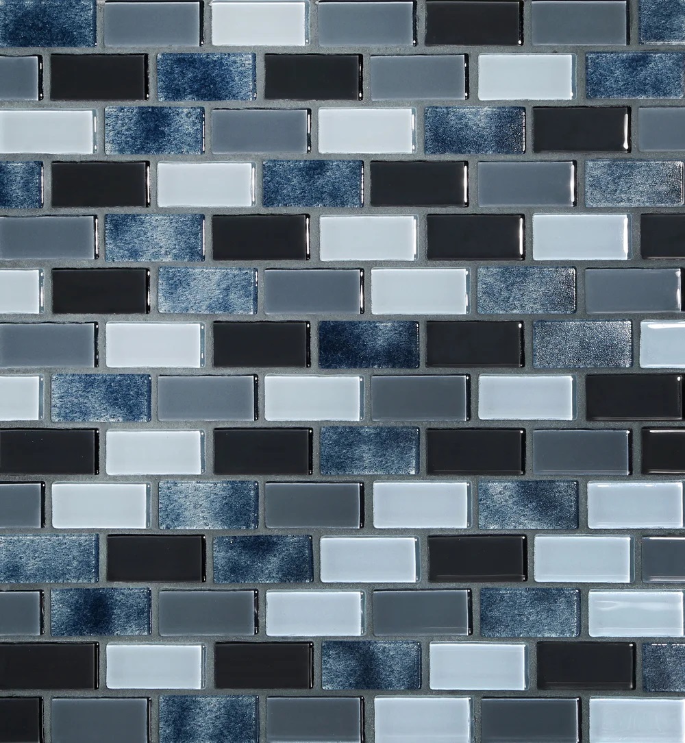 Where to buy SHARK SKIN ¾ x 1 ⅝" BRICK, Glass tile by Murrine Mosaics.