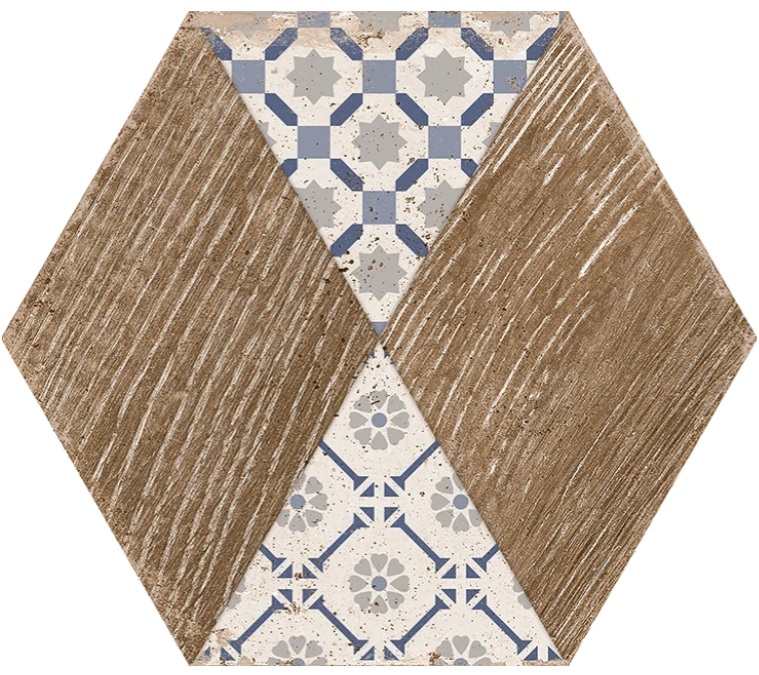 Where to buy Yukon Hex Blue, Porcelain tile by Cerlat.