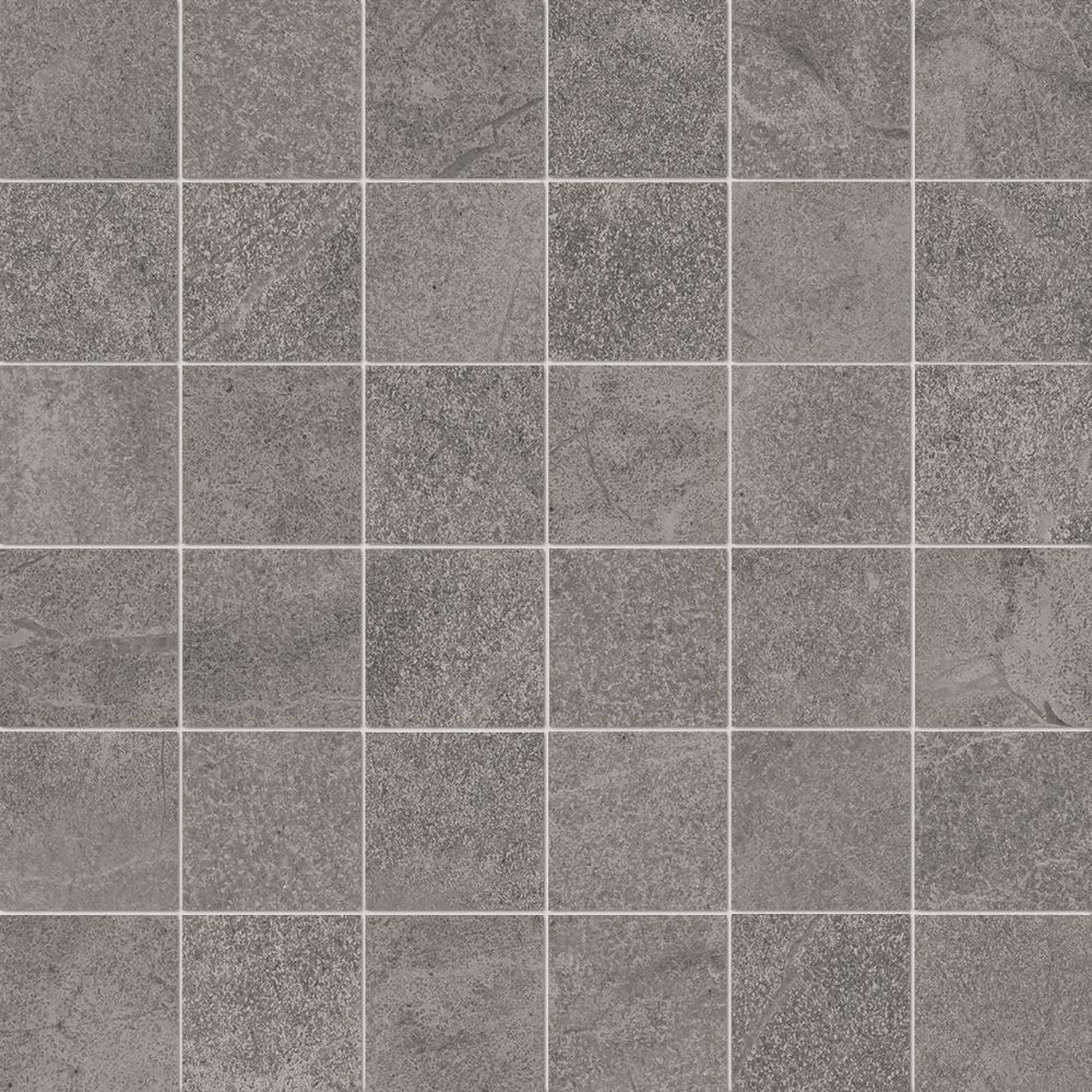 Grey 2X2 Mosaic Matte - porcelain tile Blue Springs collection by ...