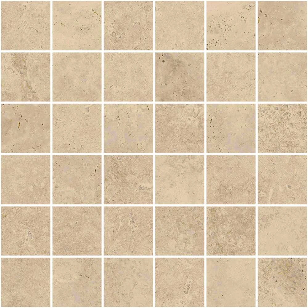 Cream 2X2 Mosaic Matte - porcelain tile Legend collection by Cancos ...