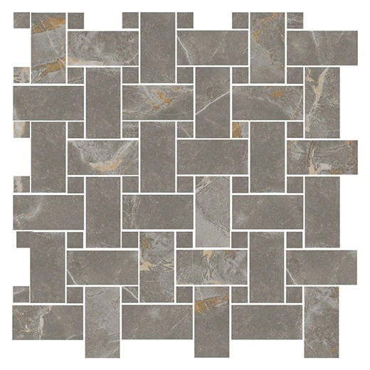 Resplendent Fior Di Bosco Basketweave Mosaic - porcelain tile ...