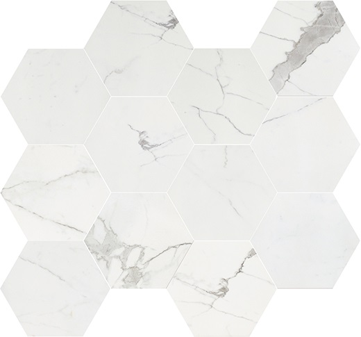 Where to buy Splendor Calacatta Polished 3" Hex, Porcelain tile by ...