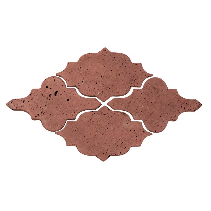 Where to buy Artillo Arabesque Pattern 12 Concrete Tile Spanish Inn Red ...