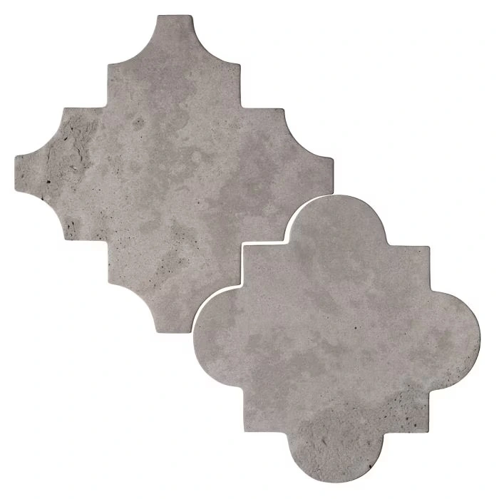 Roman Arabesque Sidewalk Grey - travertine tile Roman Concrete ...