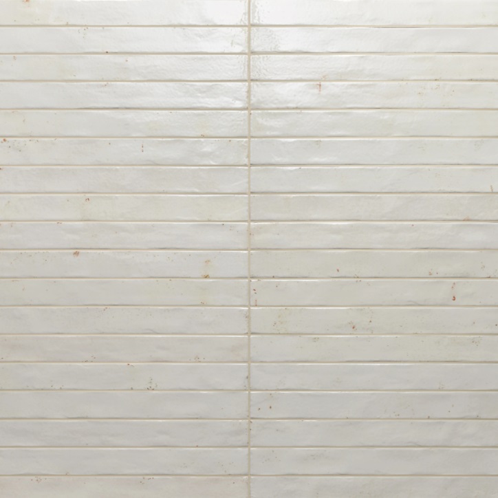 Chroma 2" x 18" Glossy Porcelain Field Tile in White - porcelain tile ...