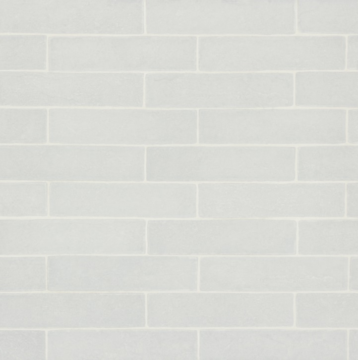Matte Brick-Look Porcelain Field Tile in Glacier - porcelain tile ...