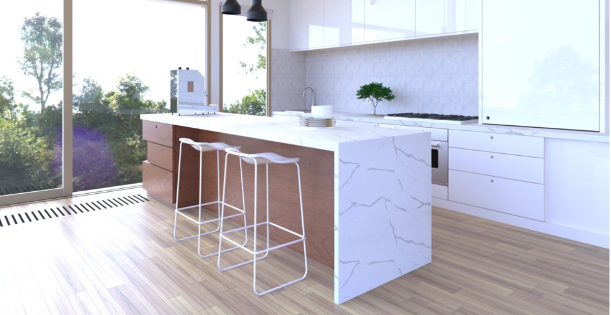 Buy Cirrus quartz countertops by Radianz. South Easton, MA ...