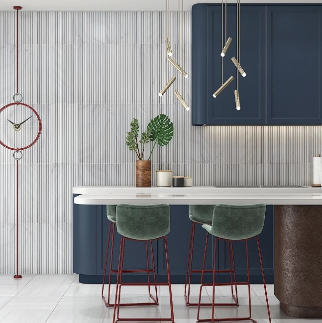 Buy Fluted marble stones by Country Floors. Northridge, CA - Transworld ...