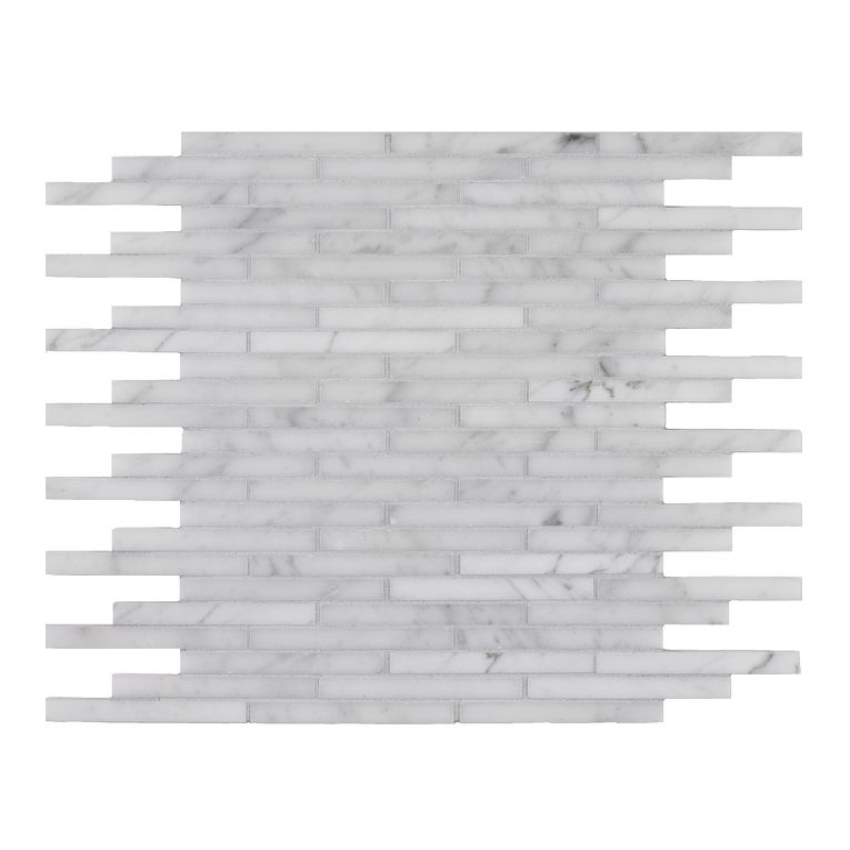 Where to buy Bianco Venatino Mini Brick, Marble tile by Arizona Tile.