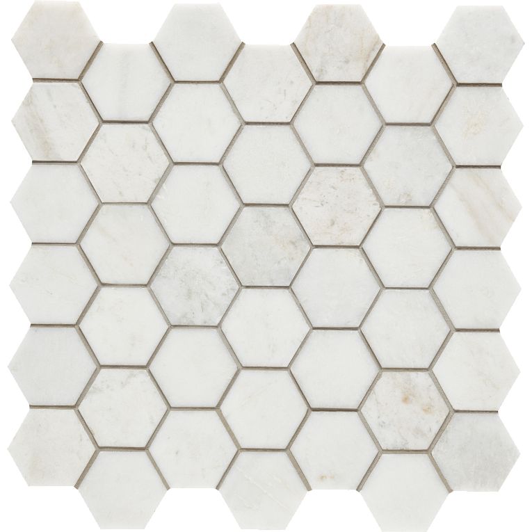 Where to buy Calacatta Umber Hex, Marble tile by Arizona Tile.