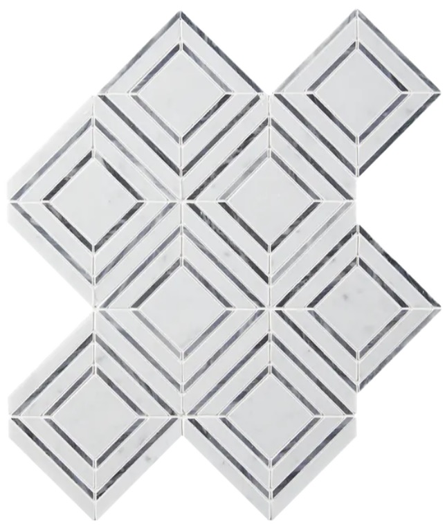 Harlow Bianco - marble stone Mesh Patterns collection by Arizona Tile ...