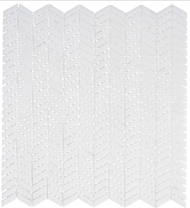 Atrium White - glass tile Covered Bridges collection by Glazzio Tile in ...
