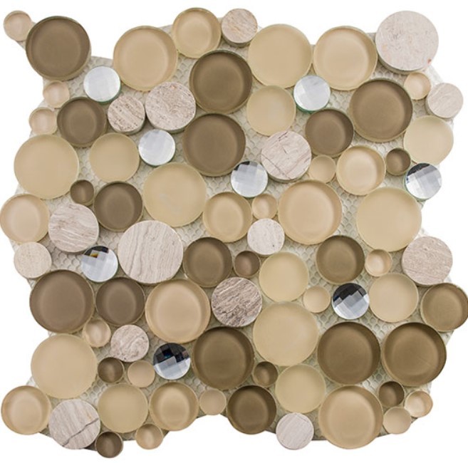 Where to buy Whipped Cream, Glass tile by Glazzio Tile.