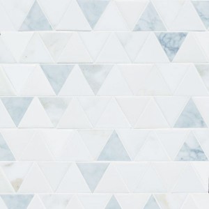 Where to buy Triangle mosaic tiles. Encore Ceramics.