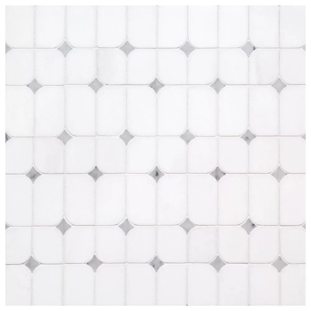 Where to buy Starlight Thassos Grey Dots Mosaic, Mosaic tile by Nemo Tile & Stone.