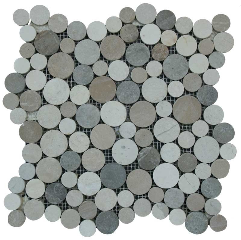 Where to buy Botany Bay Pebbles mosaic tiles. Maniscalco.