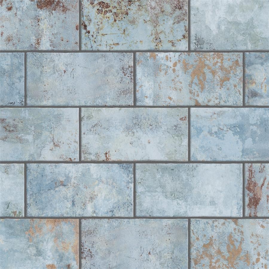 Biarritz Blue - ceramic tile Biarritz collection by SomerTile in Queens ...