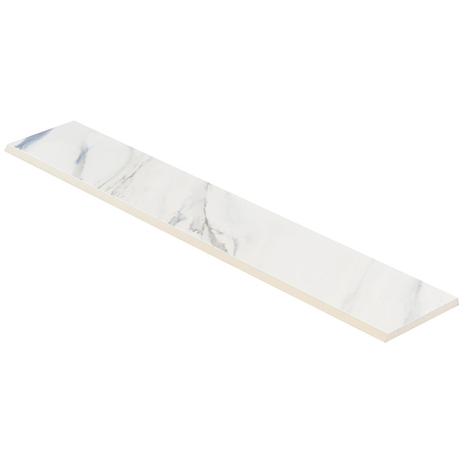 CALACATTA AZUL 3X24 MATTE BULLNOSE - porcelain tile Calacatta Azul ...