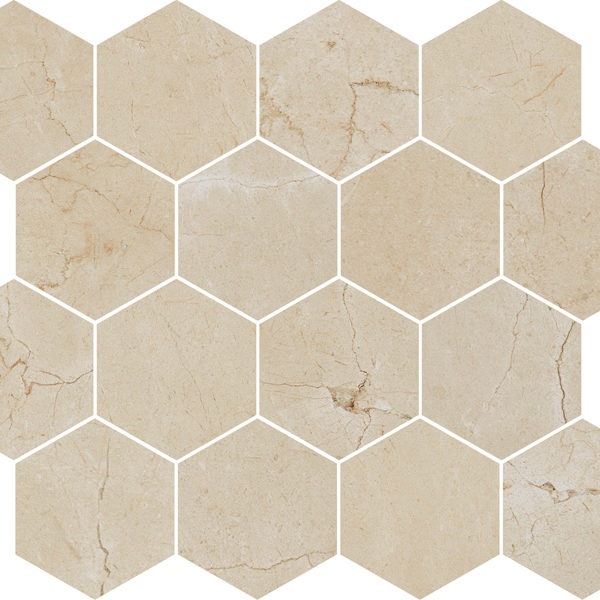 Grace Hexagon mosaics polished - porcelain tile Enchant collection by ...