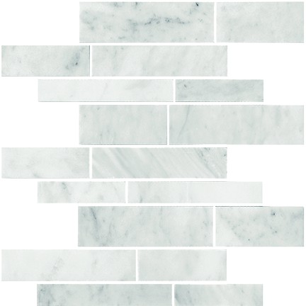 Makrana Honed Random stack mosaics - stone Premier Marble collection by ...
