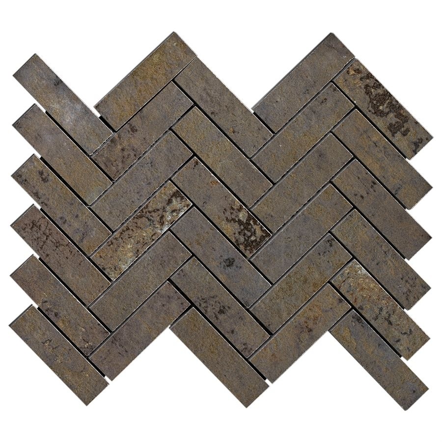 ARTILE COPPER HERRINGBONE MOSAIC - porcelain tile Artile collection by ...