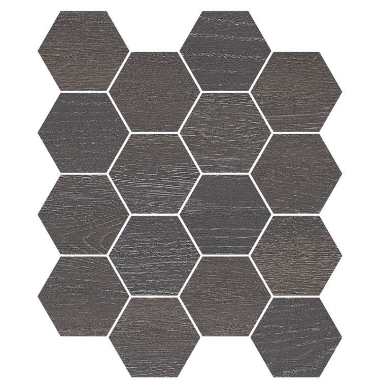 Madagascar 3x3 Hexagon Mosaic Burn - porcelain tile Madagascar ...