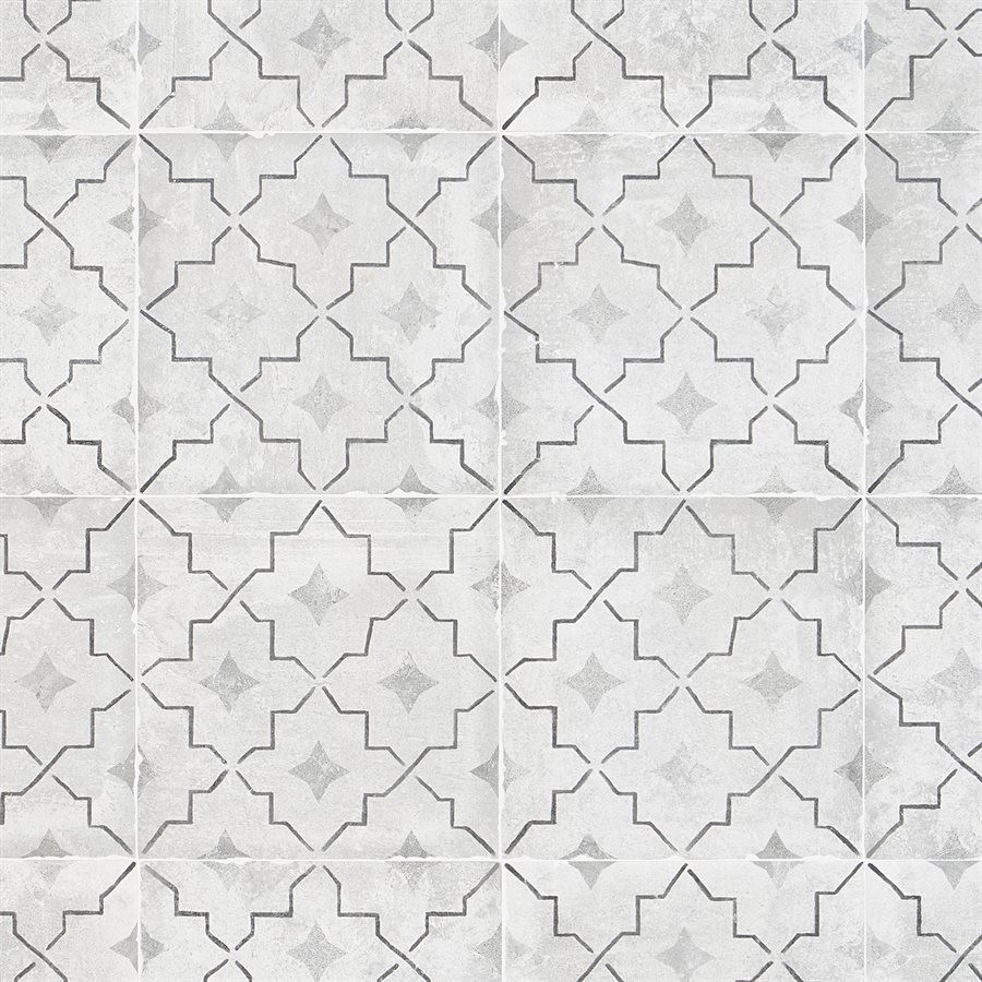 CARINO DECO COMO 8X8 - porcelain tile Carino collection by Soho Studio ...