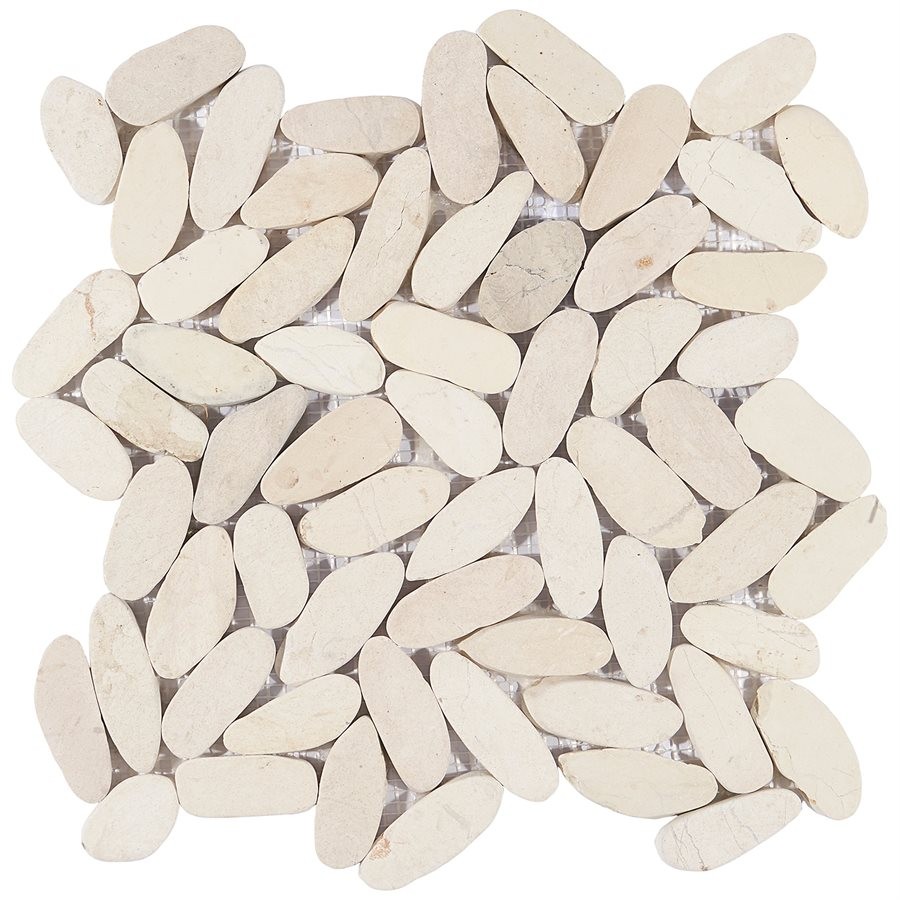 Where to buy LOVINA WHITE SLICED FLAT OVAL NATURAL STONE, Stone tile by ...