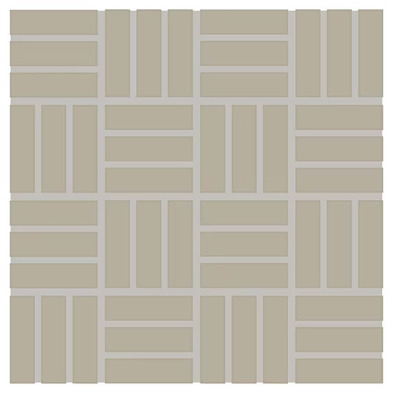 Architectural Gray Lattice Weave - ceramic tile Color Wheel Mosaic ...
