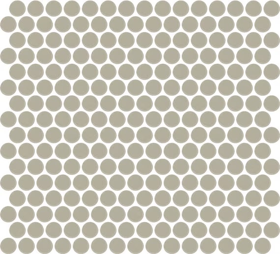 Where to buy Matte Architectural Gray Penny Rounds, Ceramic tile by ...